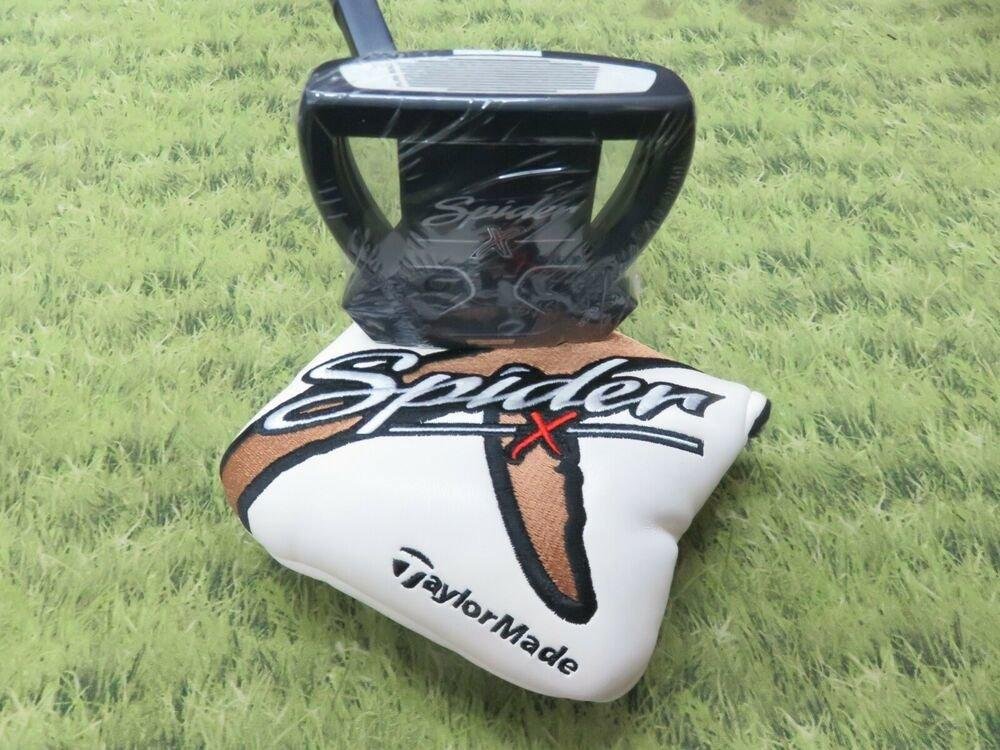 LH * NEW * Taylormade SPIDER X Navy/White Slant 35″ Putter + HC .. #GX ...