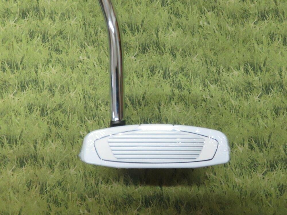 LEFT * NEW * Taylormade SPIDER EX Navy White Single Bend 35″ Putter ...