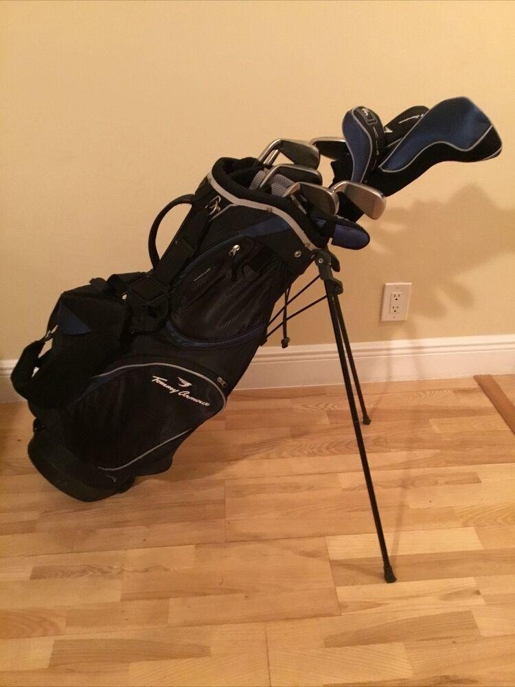 Tommy Armour Silver Scot Full Set (D,3W,3H,4H,5-SW, Putter)& Stand Bag ...