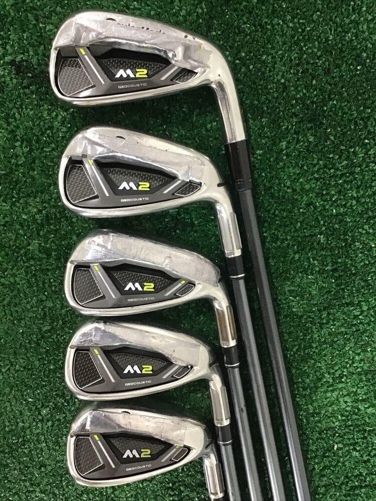 TaylorMade M2 2019 Iron Set 7, 8, 9, PW, AW Senior A Flex Graphite ...