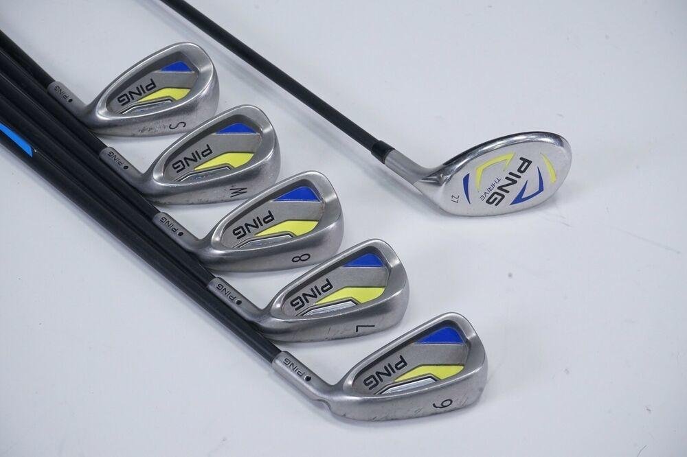 PING THRIVE BLACK DOT JUNIOR GOLF PARTIAL SET W/ GOLF BAG, FOR KIDS 55 ...