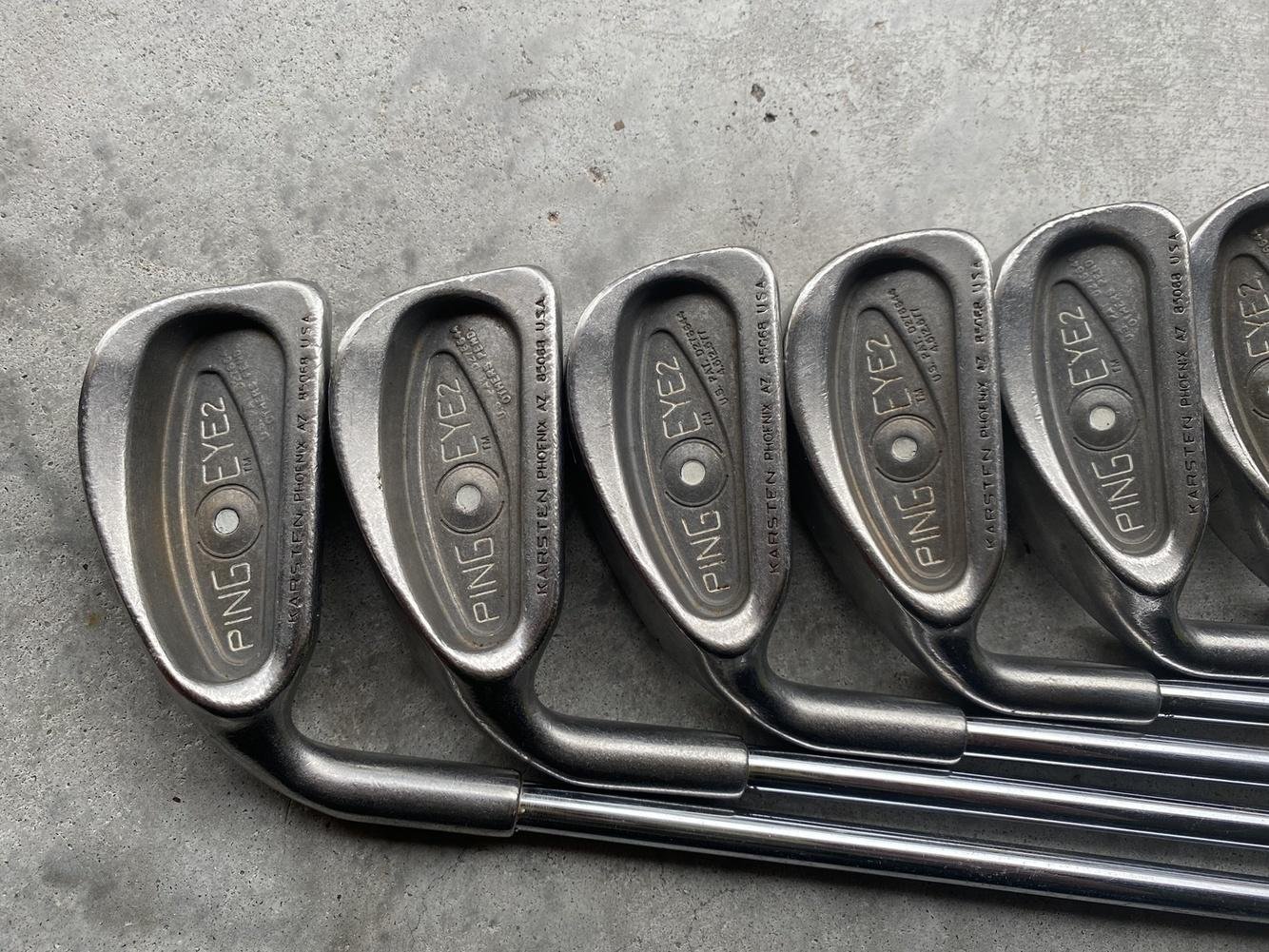 Left Handed Ping Eye 2 White Dot Iron Set – Deegot