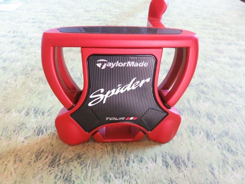 NEW *Taylormade SPIDER TOUR RED “L” Plumbers Neck 35″ Putter + HC … #GX ...